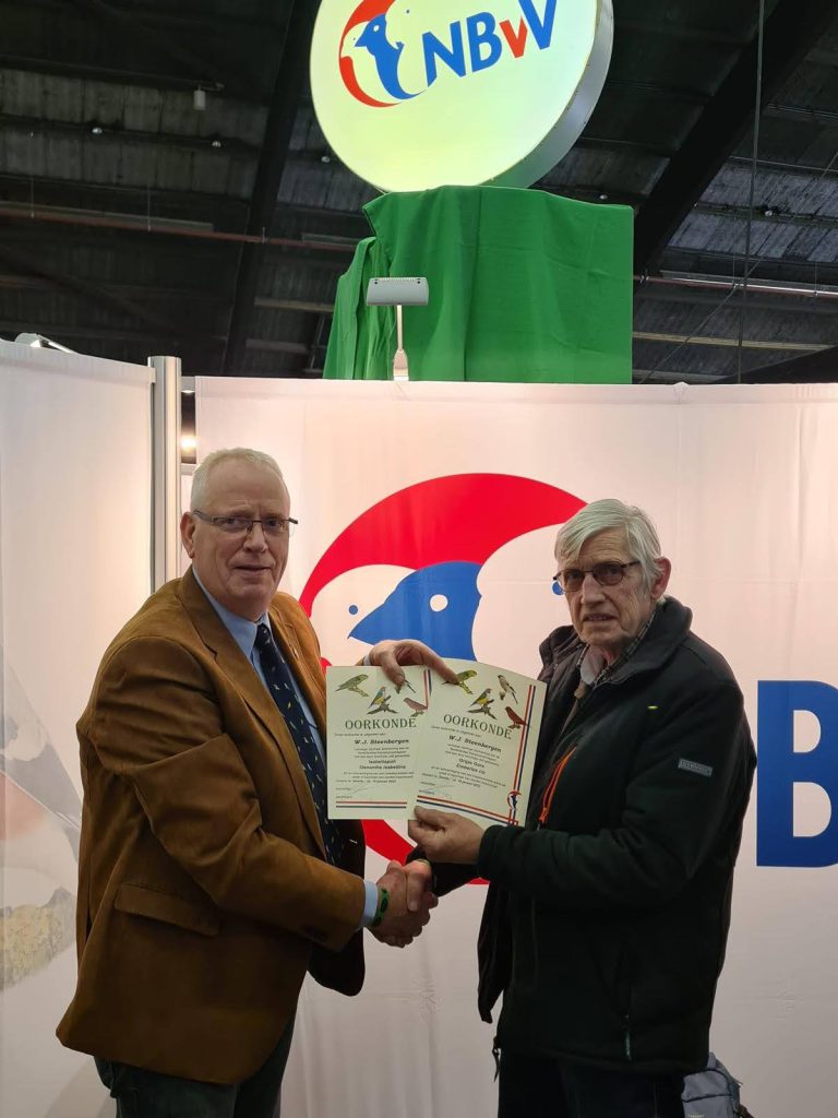 Bijzondere oorkondes eerste kweek – Nederlandse Bond voor Vogelliefhebbers